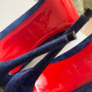 Christian Louboutin | Shoes | Christian Louboutins So Kate Blue Suede ...